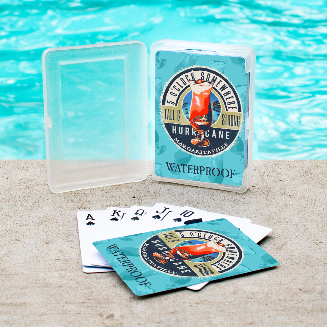 Geckobrands | Margaritaville Waterproof Playing Cards