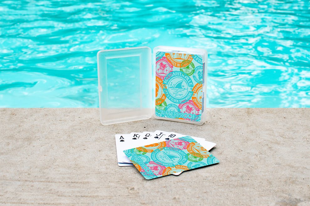 Geckobrands | Margaritaville Waterproof Playing Cards